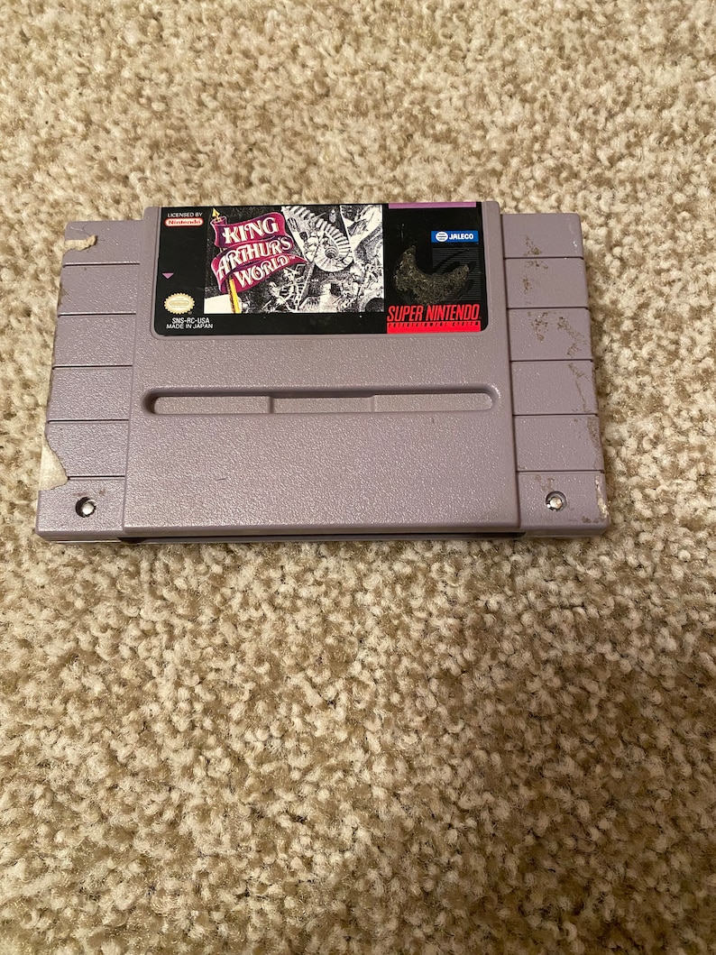 Super Nintendo King Arthur’s World Game - Etsy