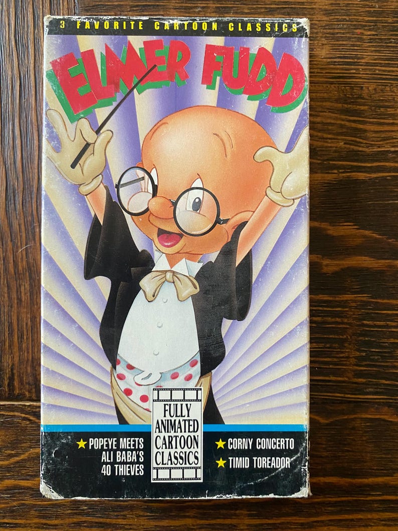Elmer Fudd Cartoon Classics VHS - Etsy