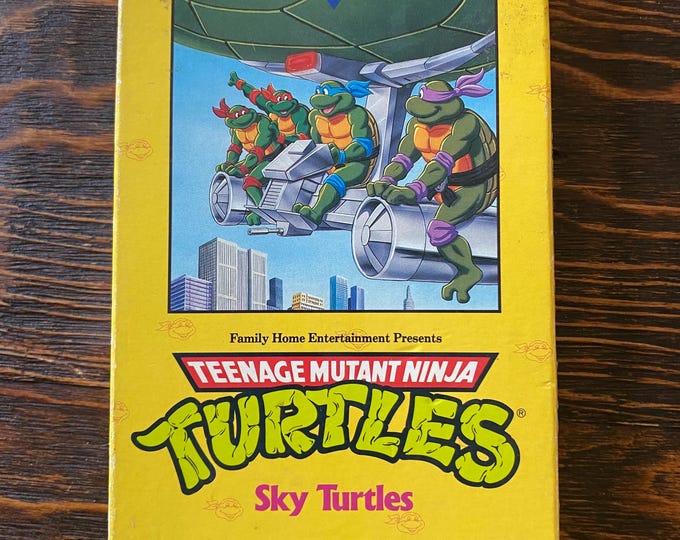 TMNT Sky Turtles VHS - Etsy