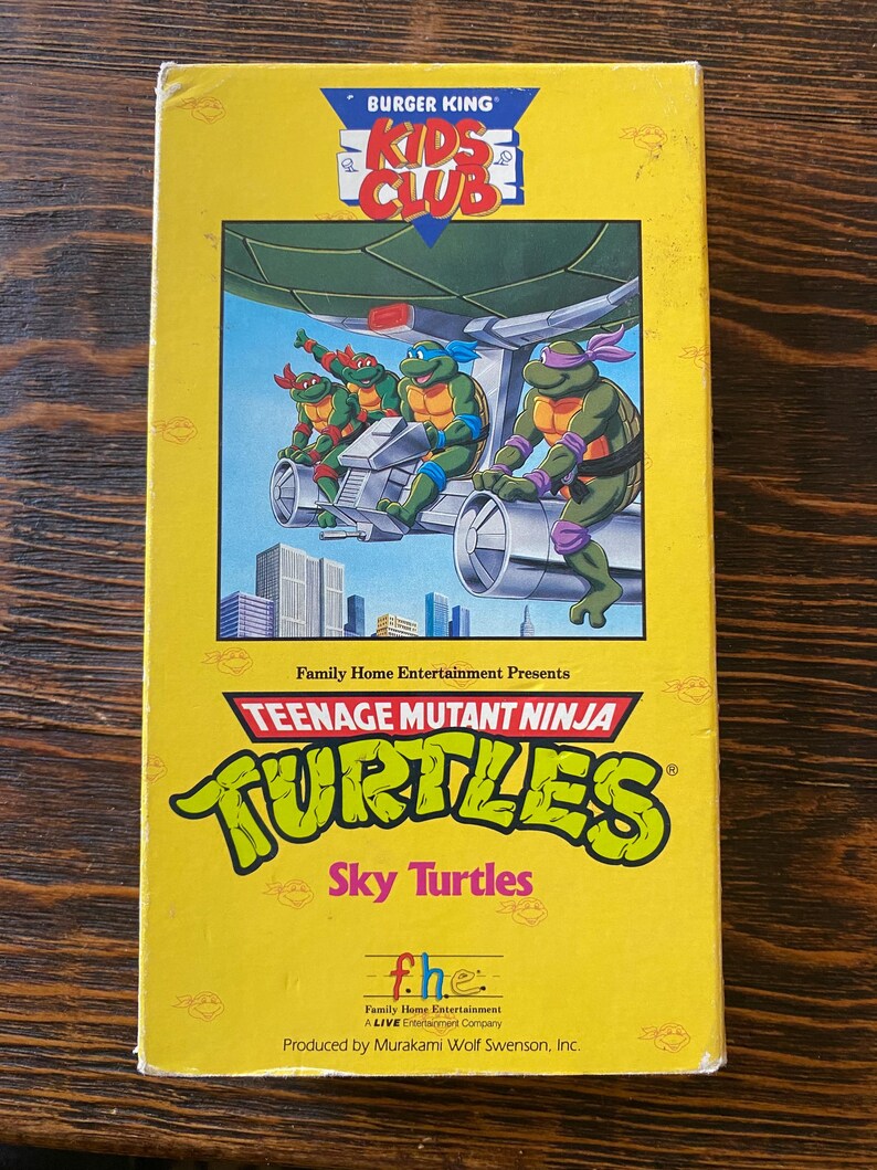 TMNT Sky Turtles VHS - Etsy