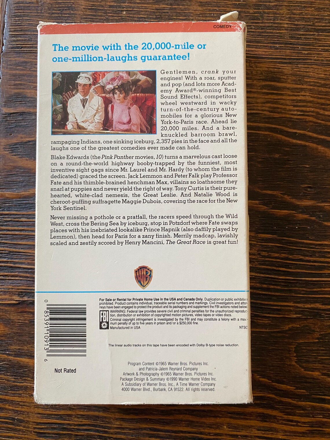 The Great Race VHS - Etsy