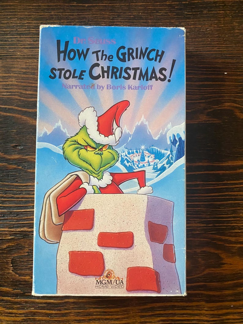 How the Grinch Stole Christmas VHS - Etsy