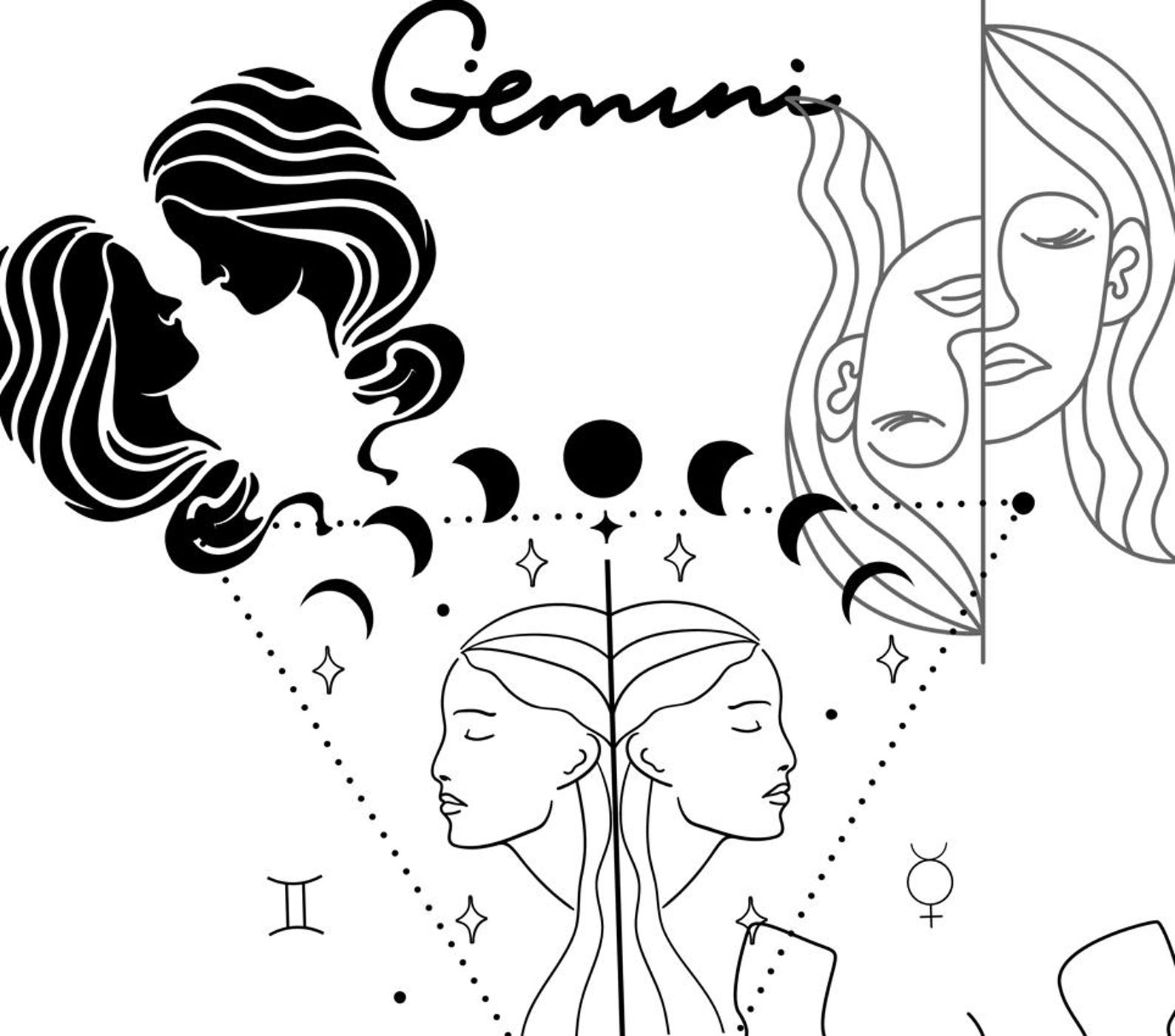 ZODIAC ASTROLOGY COLORING Book, Zodiac Coloring Book, Coloring Book ...
