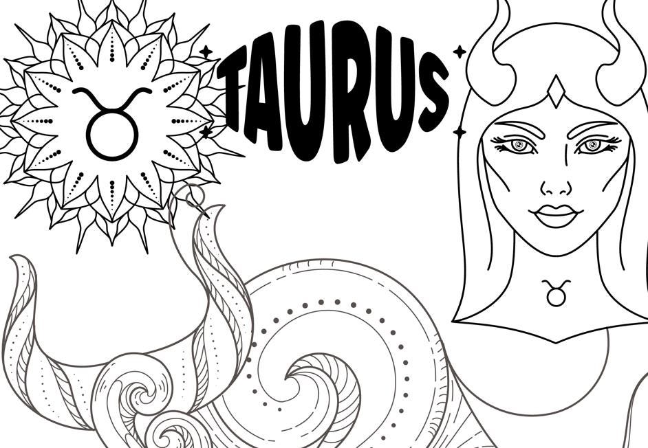 ZODIAC ASTROLOGY COLORING Book, Zodiac Coloring Book, Coloring Book ...