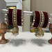 RED VELVET BANGLES, Velvet Bangles, Indian Bangles, Indian Bangle Set ...