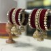 RED VELVET BANGLES, Velvet Bangles, Indian Bangles, Indian Bangle Set ...