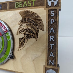 Spartan Trifecta Desk Top Display With Stand - Etsy
