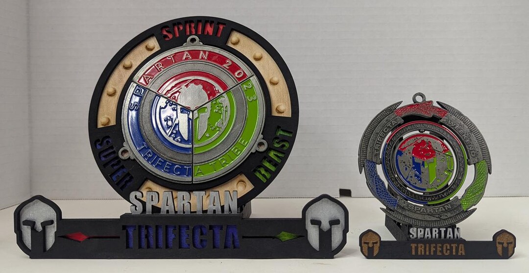 Spartan X1 Trifecta Weekend Desk Top Display Stands - Etsy