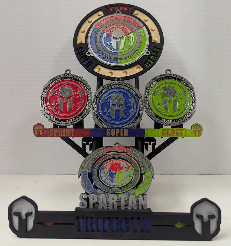 Spartan Trifecta Weekend Desk Top Tower - Etsy