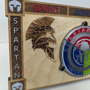 Spartan Trifecta Desk Top Display With Stand - Etsy
