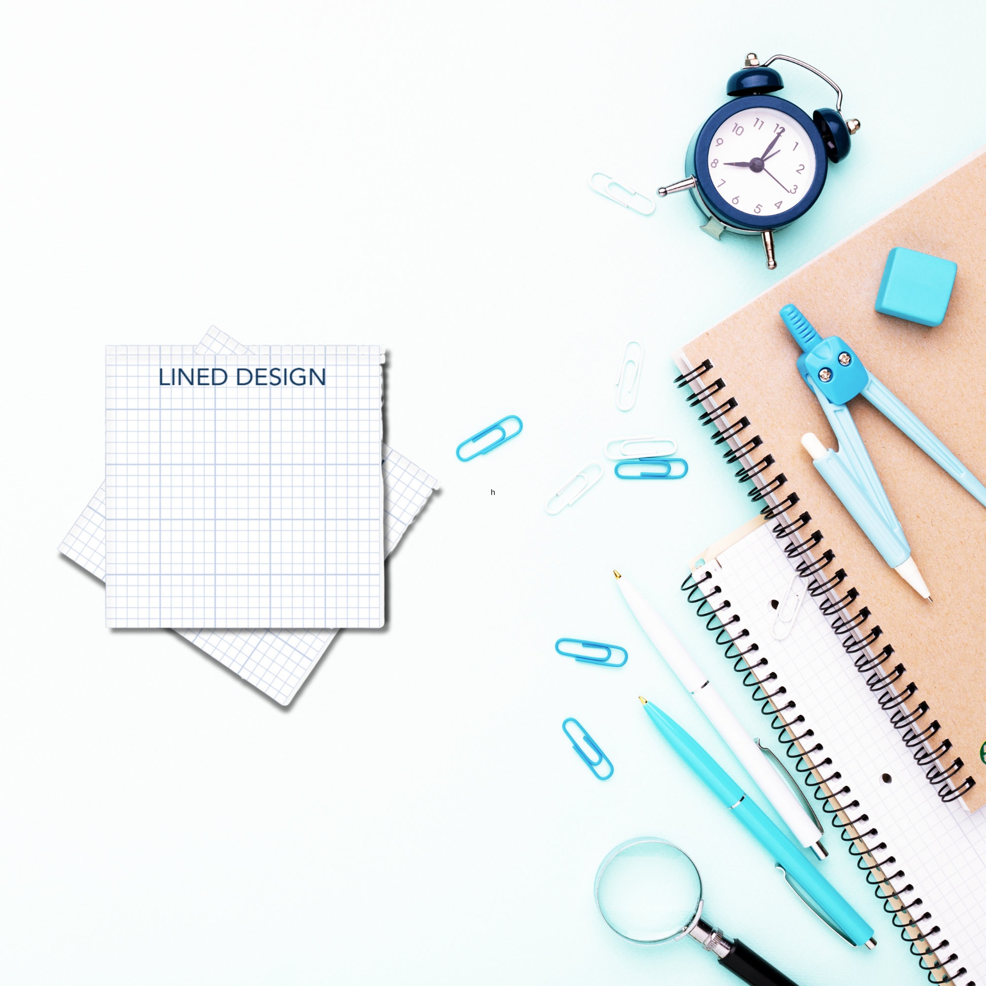 Personalized Graph Sticky Notes With Custom Name Custom Text Set of 10 ...