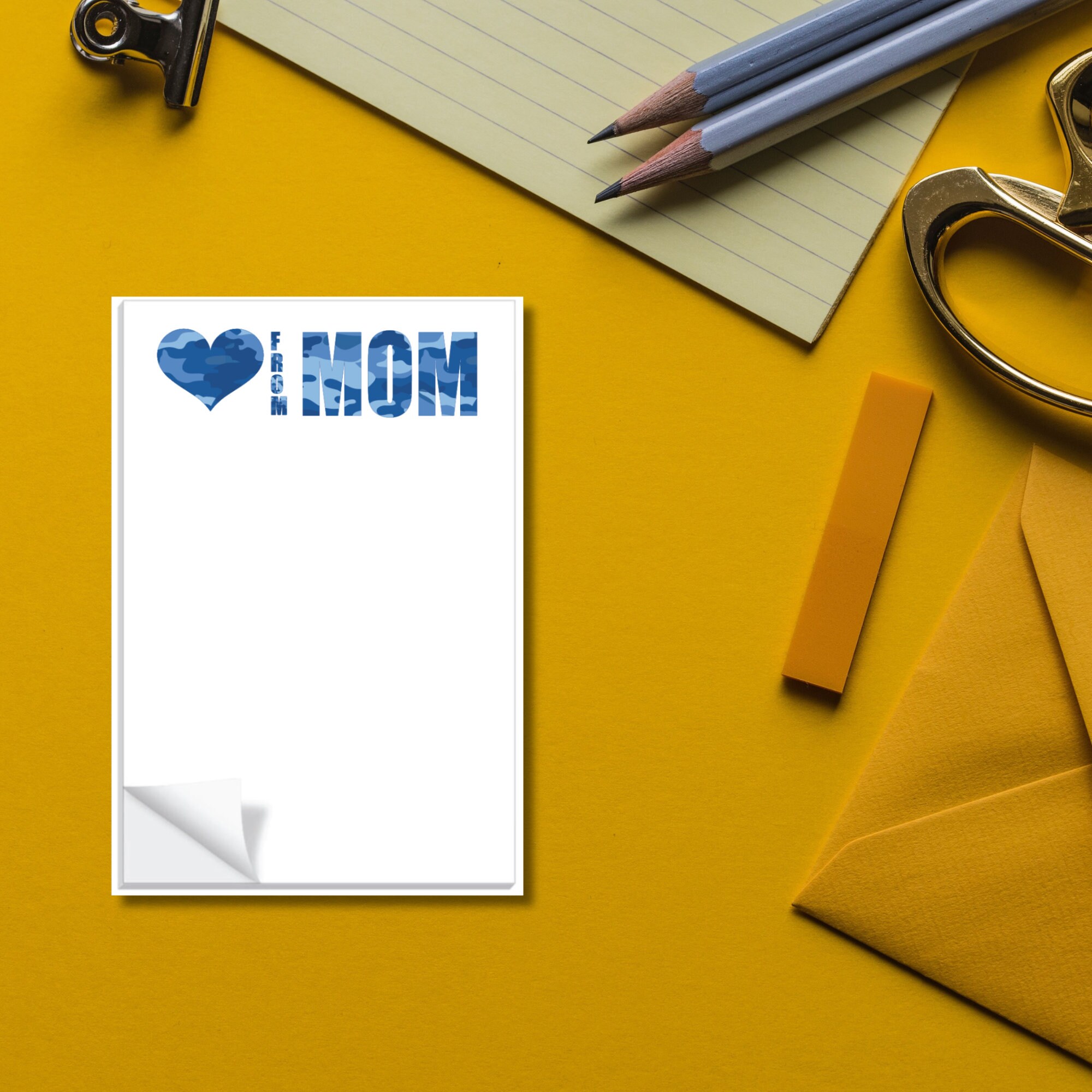 Love Heart From Mom Notepad With Matching Envelopes Notepad for Moms ...