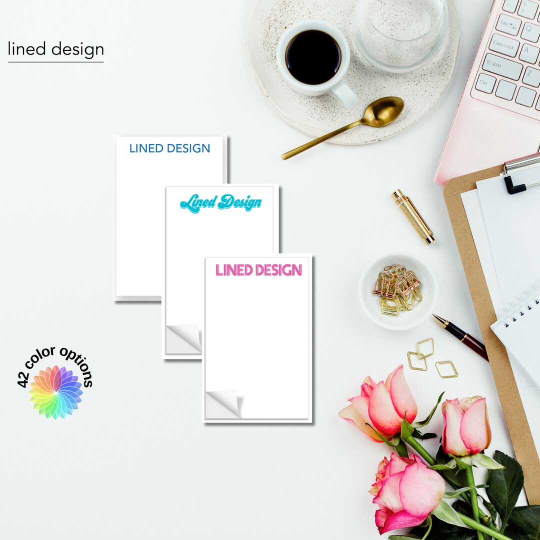 Modern Customized Mini Notepad Personalized Name Notepad - Etsy