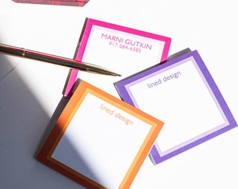 Personalized Sticky Notes With Tractor Design and Custom Text // 3x3 ...