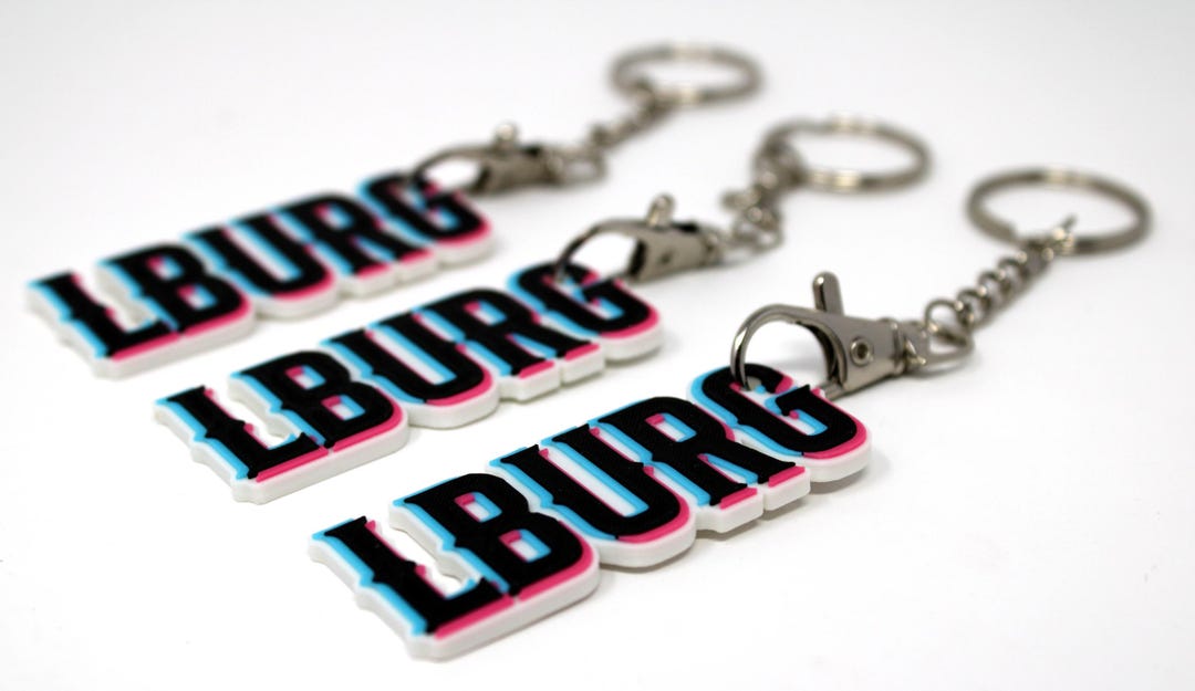 Custom 3D Printed Logo Keychains, Promotion Items, Giveaway - Etsy