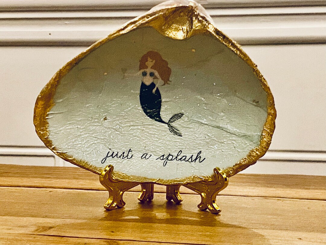 Mermaids and Martinis Unique Clam Shell Designs. Hostess Gifts, Adult ...