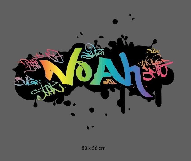 Noah Name Graffiti