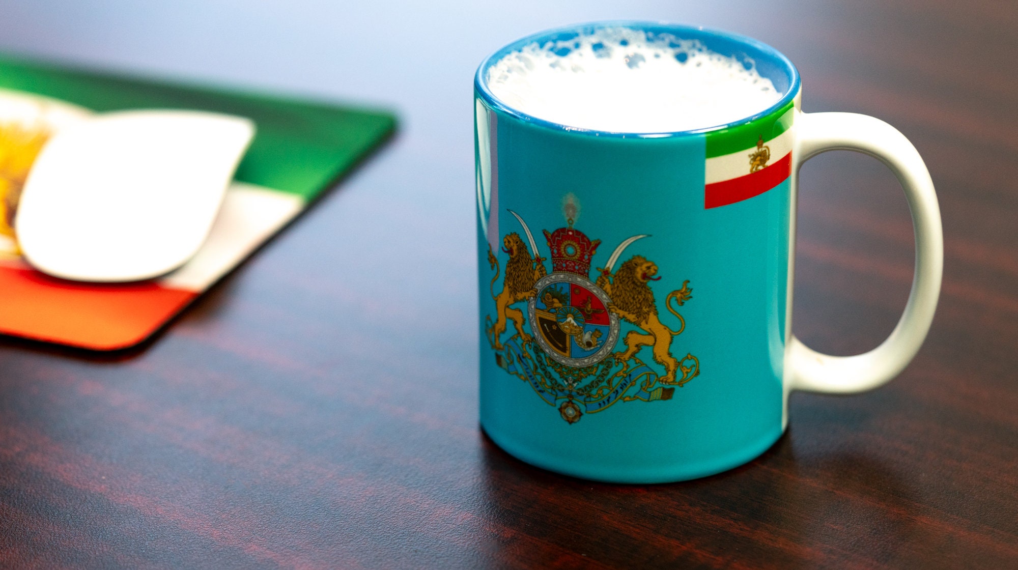 11 Oz Coffee Mug With the Flag of Iran's Pahlavi Dynasty! Made in ...