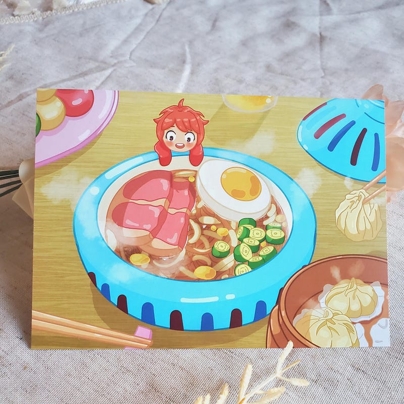 Ponyo Ramen Bowl - Etsy