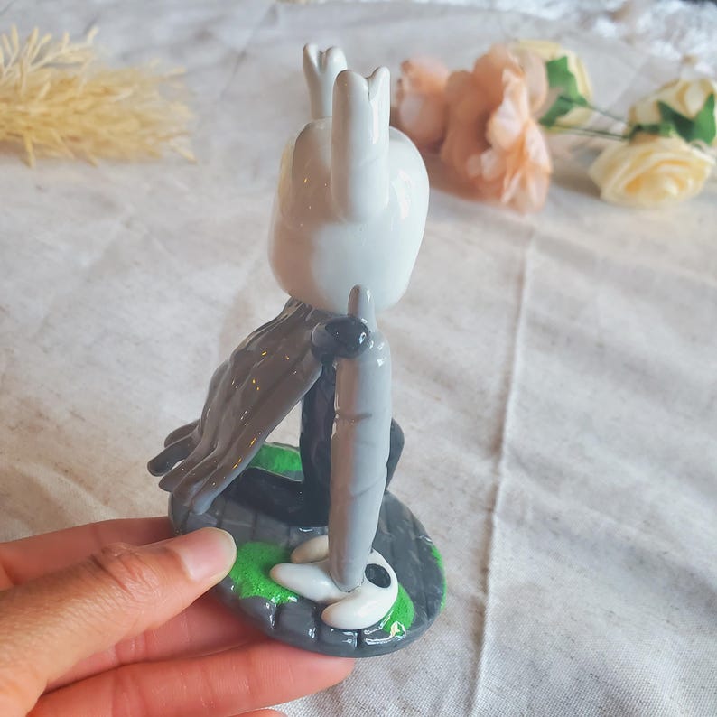 Hollow Knight Desk Friend | Handmade Polymer Clay Desk Friend | Desk ...