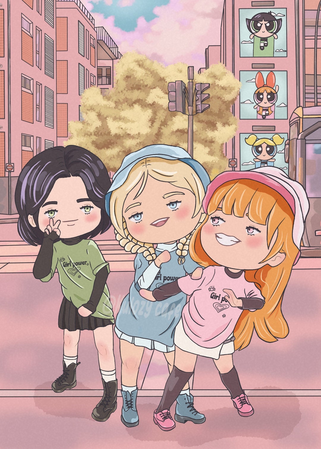 Power Puff Girls Print 5 X 7” - Etsy