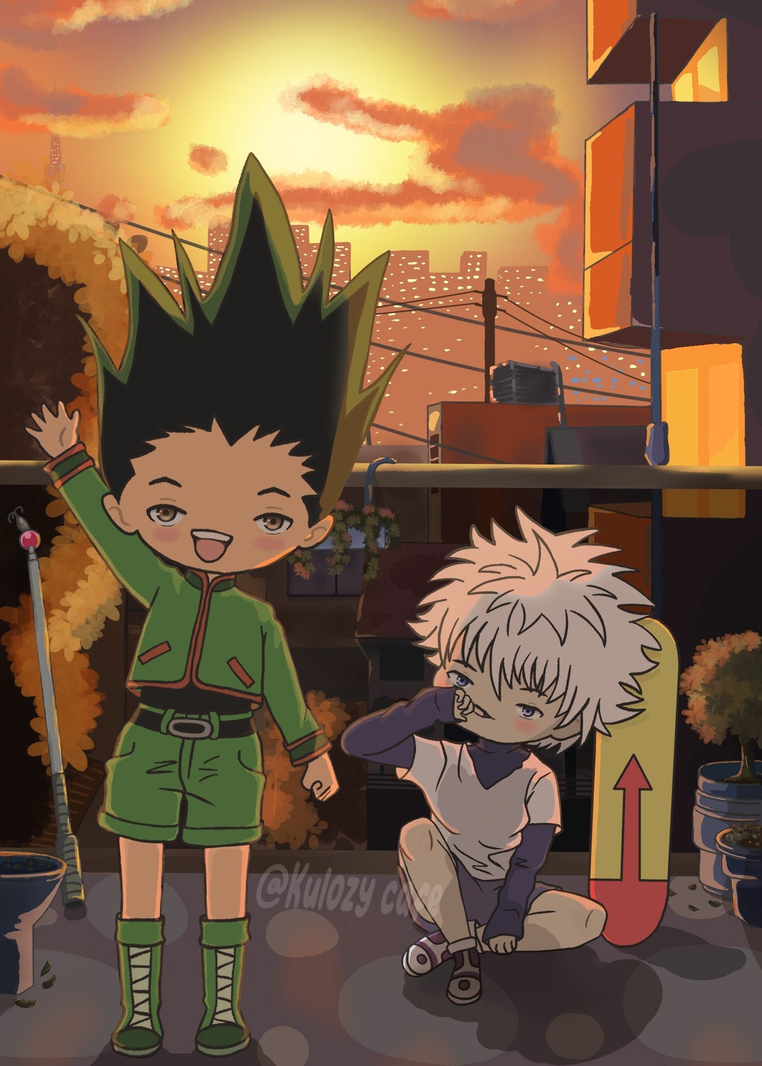 Gon and Killua Print 5 X 7” - Etsy
