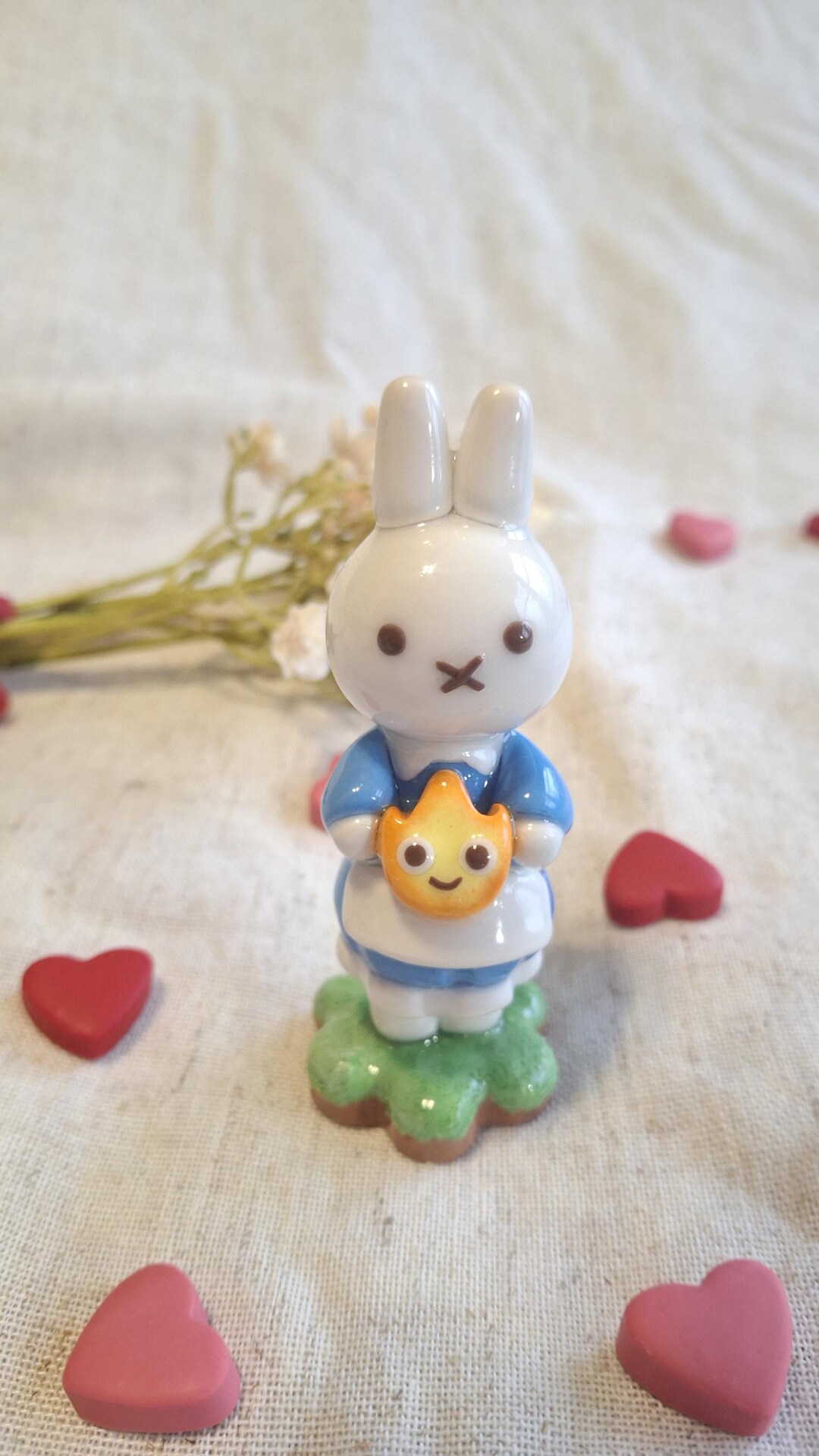 Miffy Cosplays Sophie | Desk Friend | Handmade Polymer Clay Desk Friend ...