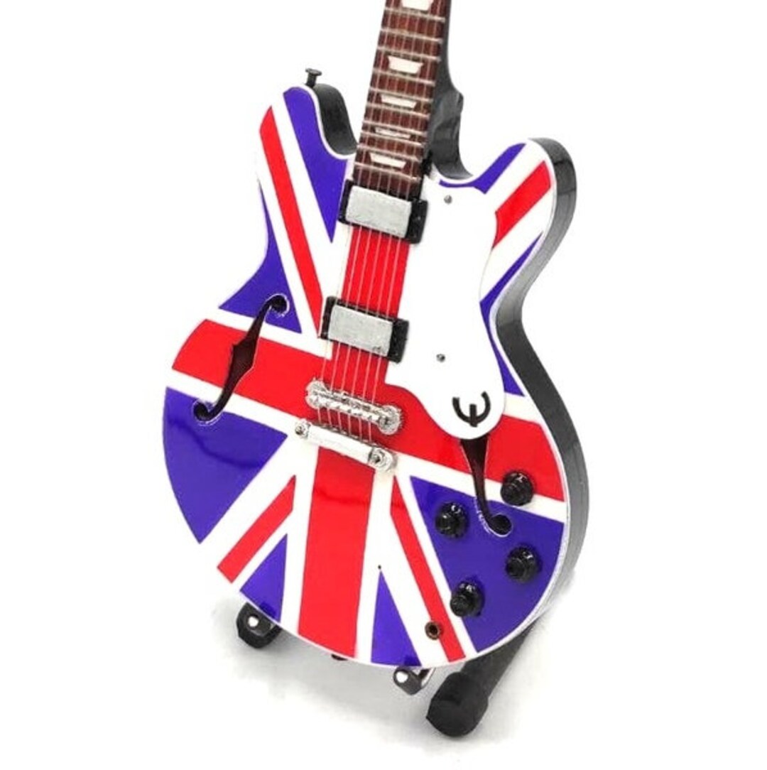 Wooden Replica Collectible Mini Guitar Oasis Noel - Etsy