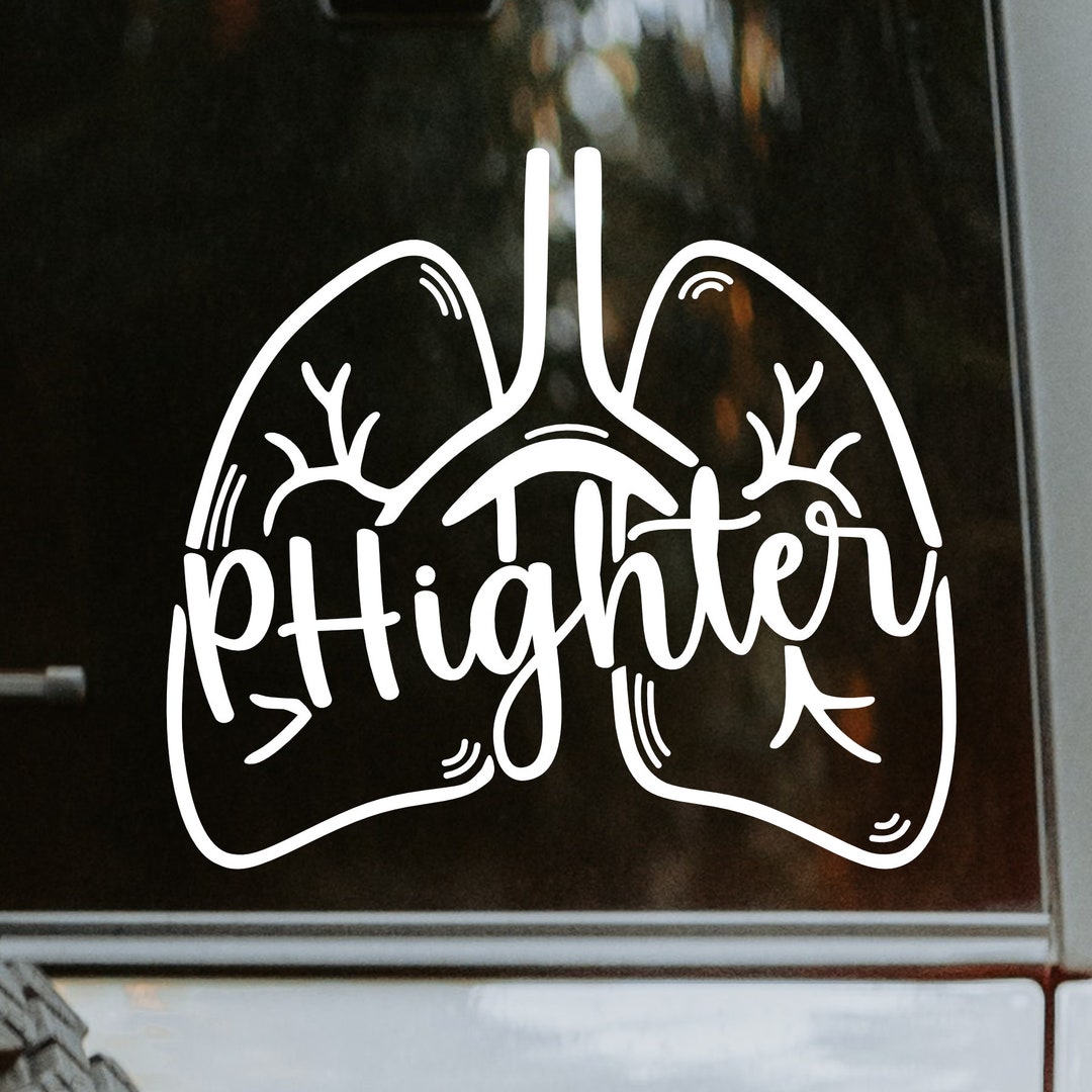 Pulmonary Hypertension | Phighter Decal - Etsy