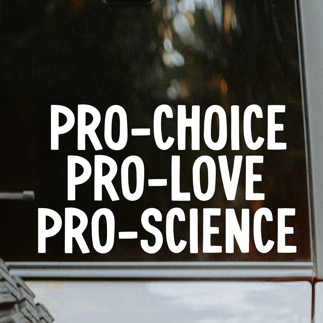 Feminist | Women's Rights | Equality Decal; Pro-choice Pro-love Pro ...
