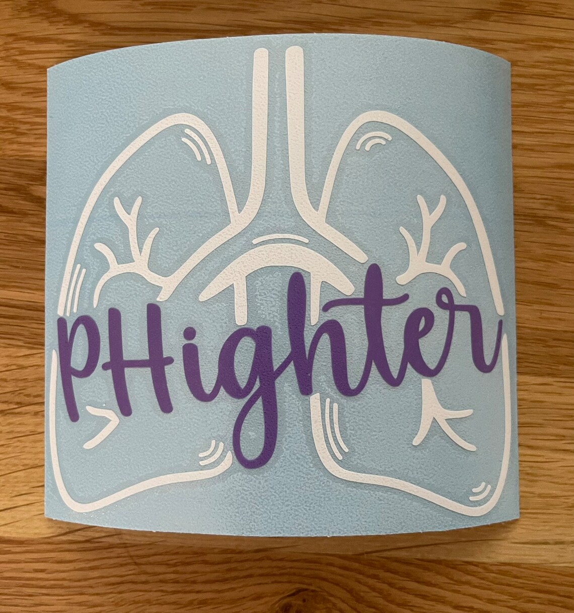 Pulmonary Hypertension | Phighter Decal - Etsy
