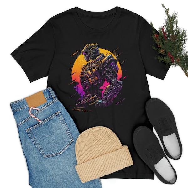 Robot T Shirt - Etsy