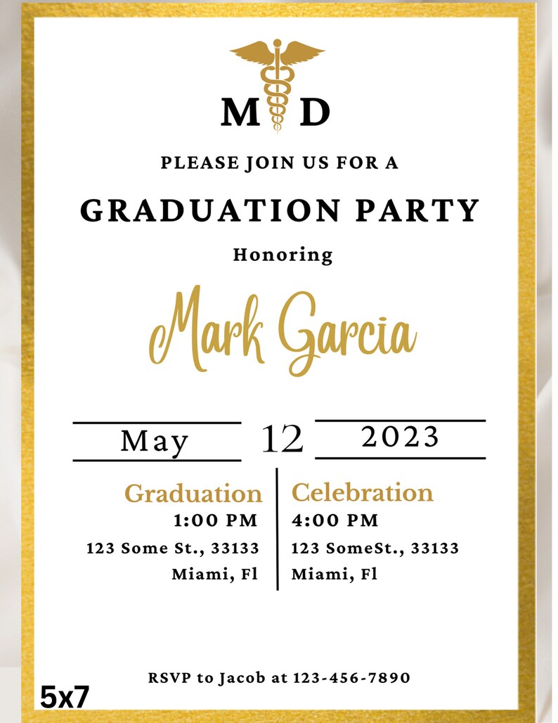 Graduation Ceremony Invitation Graduation Party Invite Graduation ...