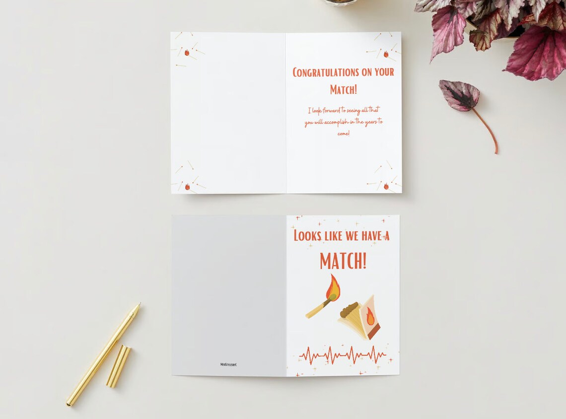 Match Day Card Match Day 2024 Doctor Residency Residency Match Match ...