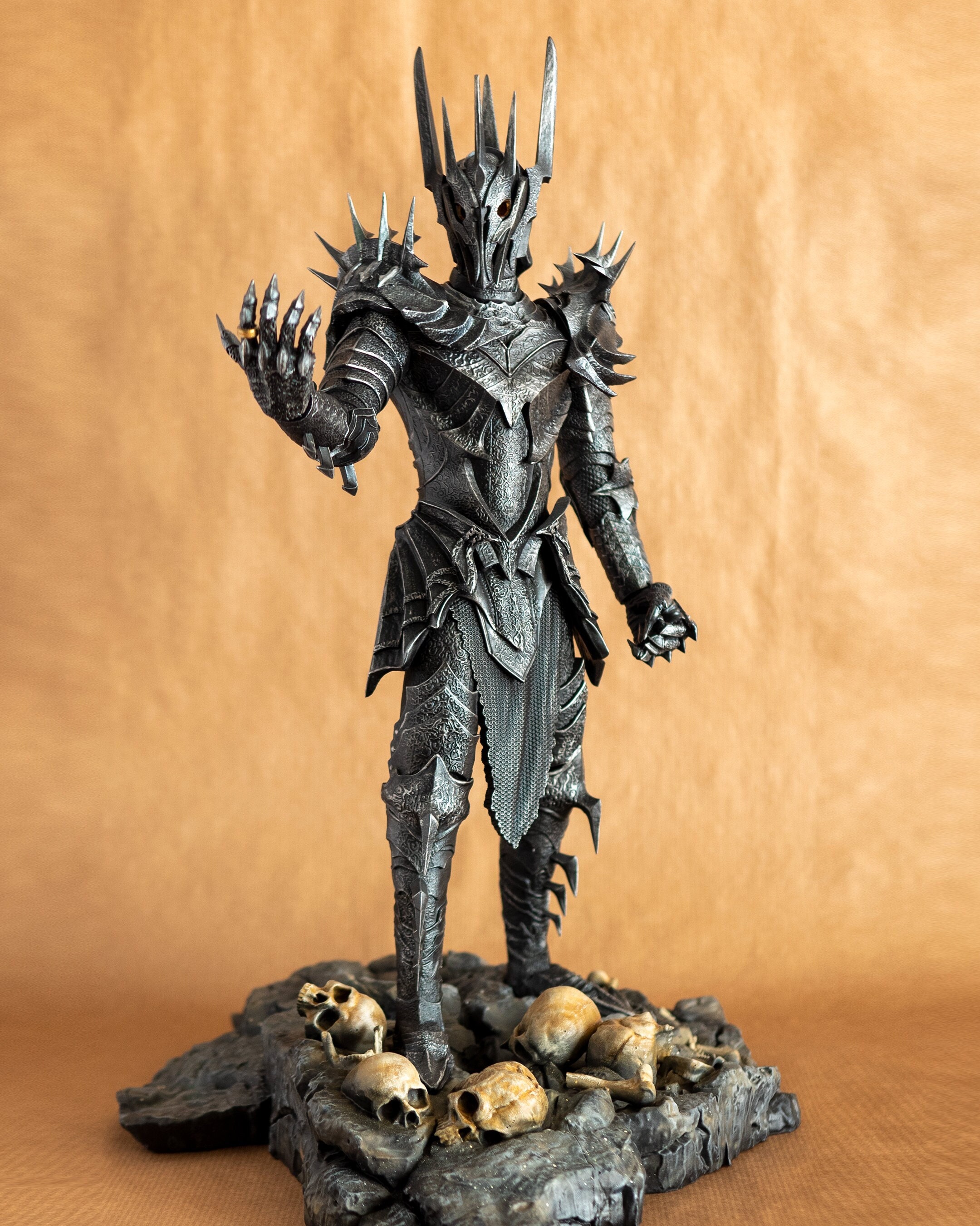 Sauron Statue 38 Cm the Lord of the Rings Resin Figure - Etsy