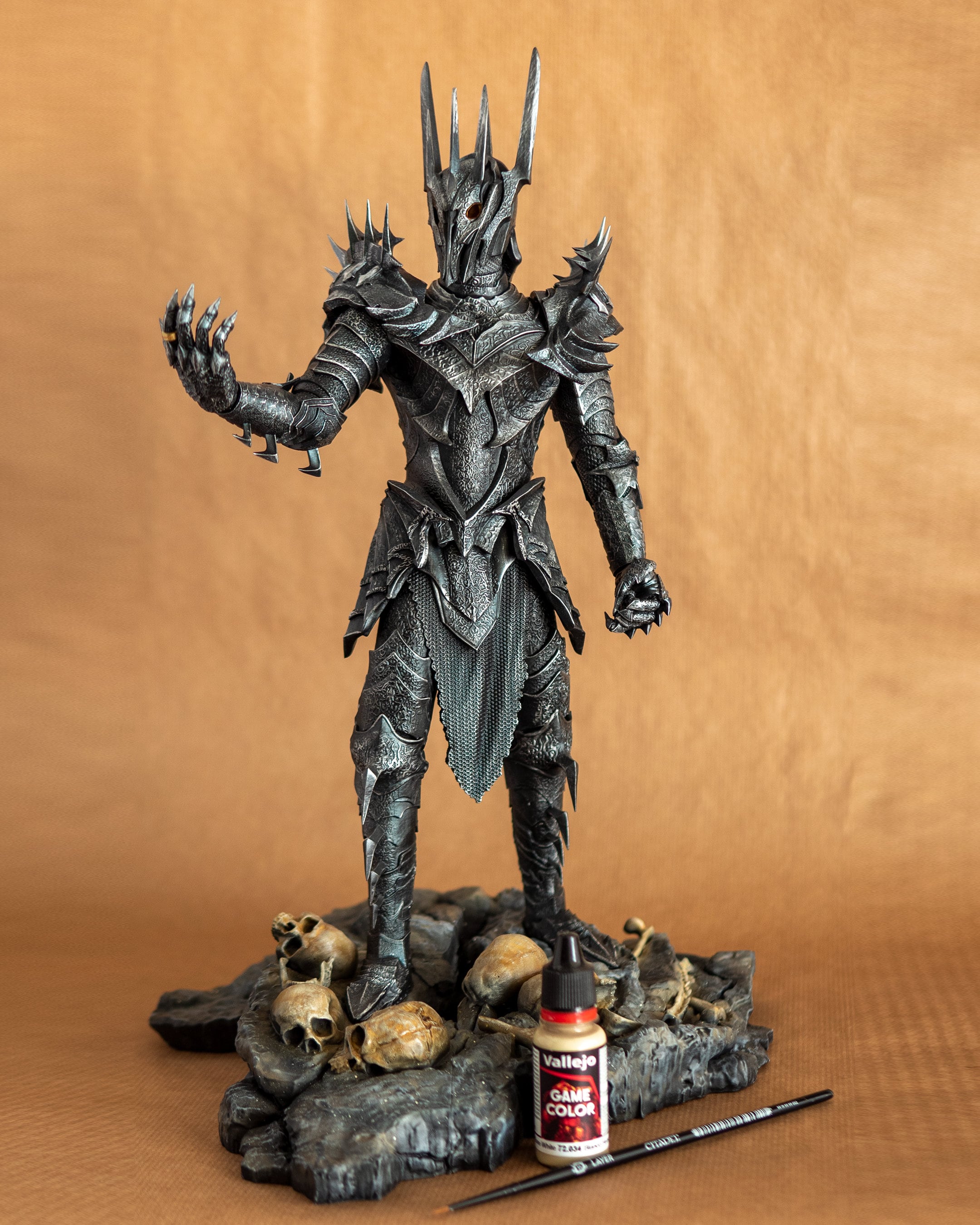Sauron Statue 38 Cm the Lord of the Rings Resin Figure - Etsy