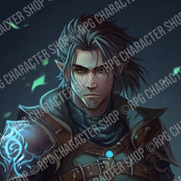 Male Fantasy Elf Art - Etsy