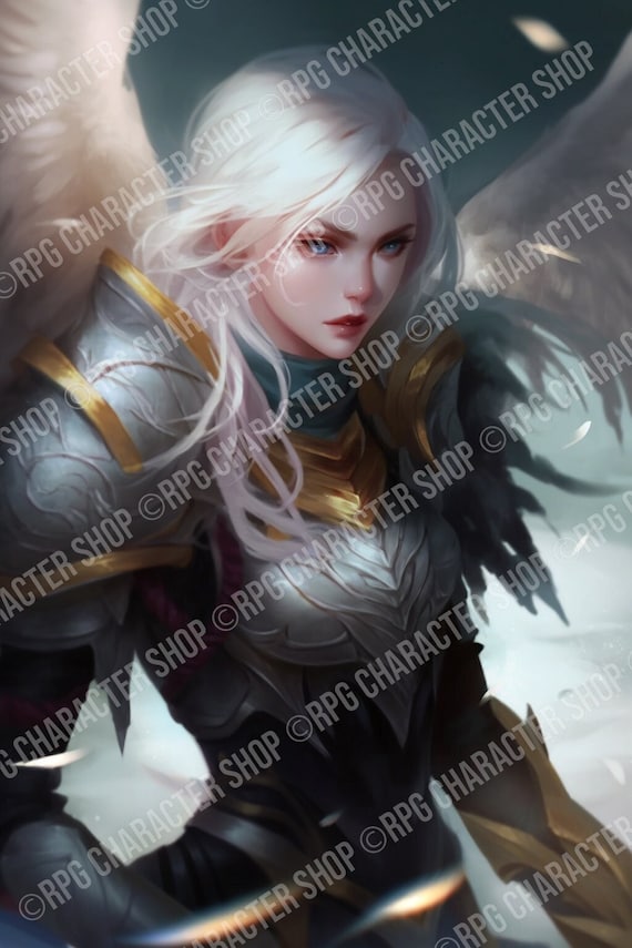 Artwork Of Aasimar Paladin