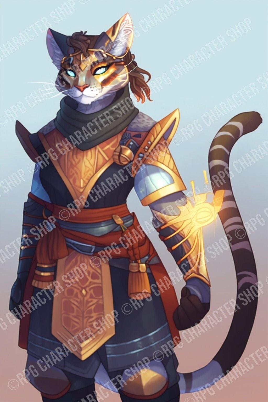 Tabaxi Fighter | Character Portrait - Etsy