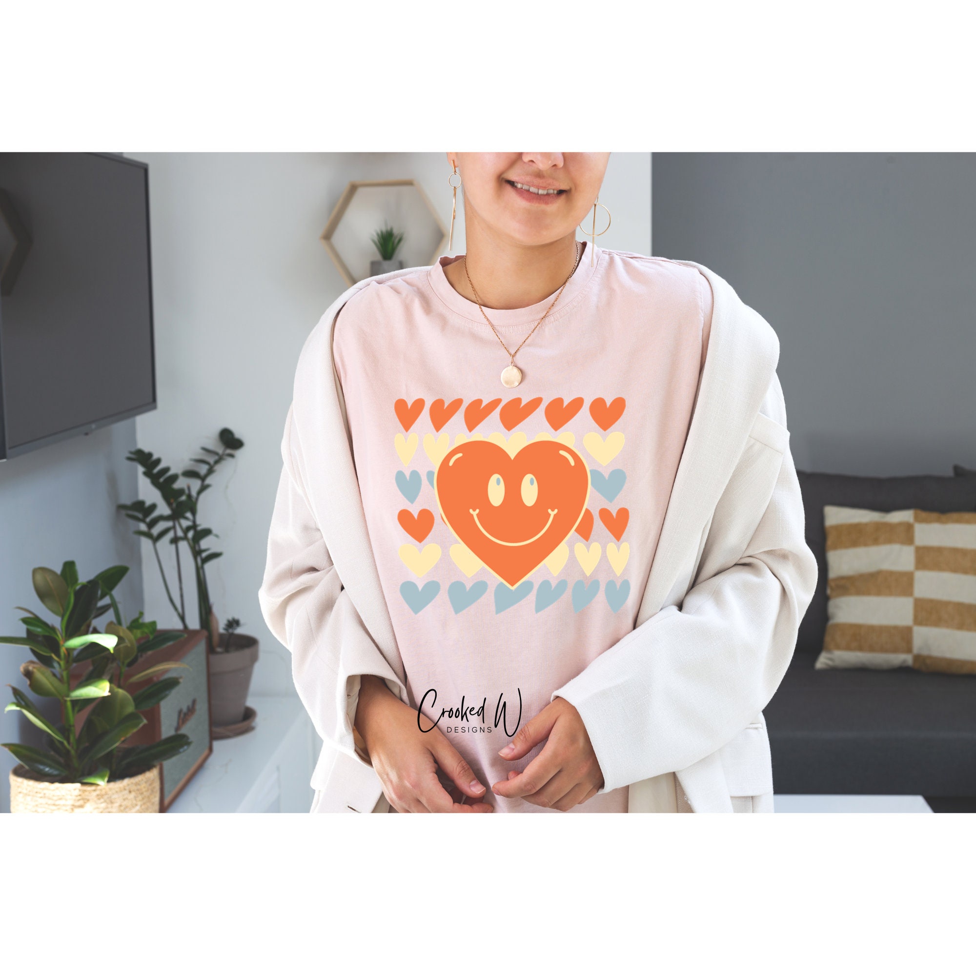 Retro Heart SVG, Retro Heart PNG, Retro Heart Shirt, Popular SVG ...