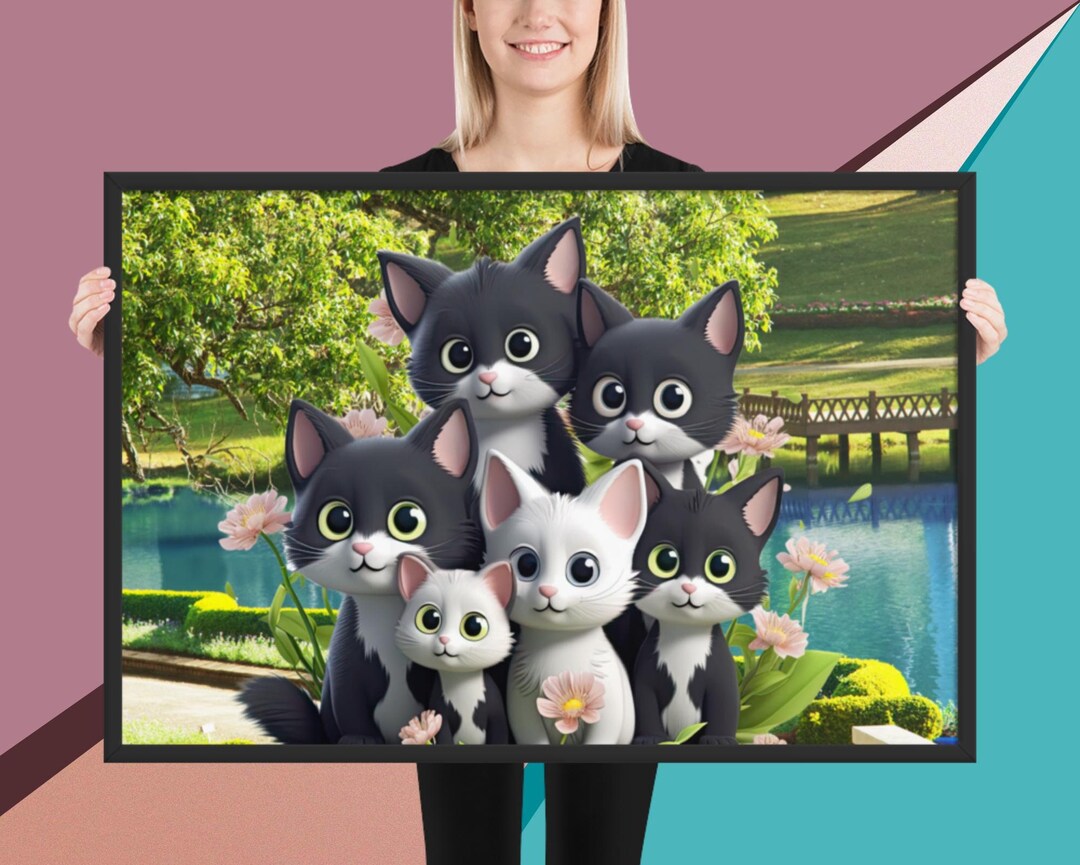 Funny Cat Posters - Etsy