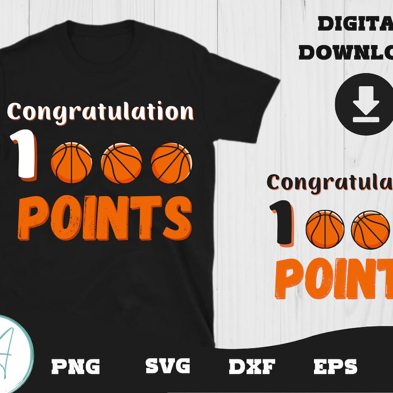 Basketball 1000 Points Banner - Etsy
