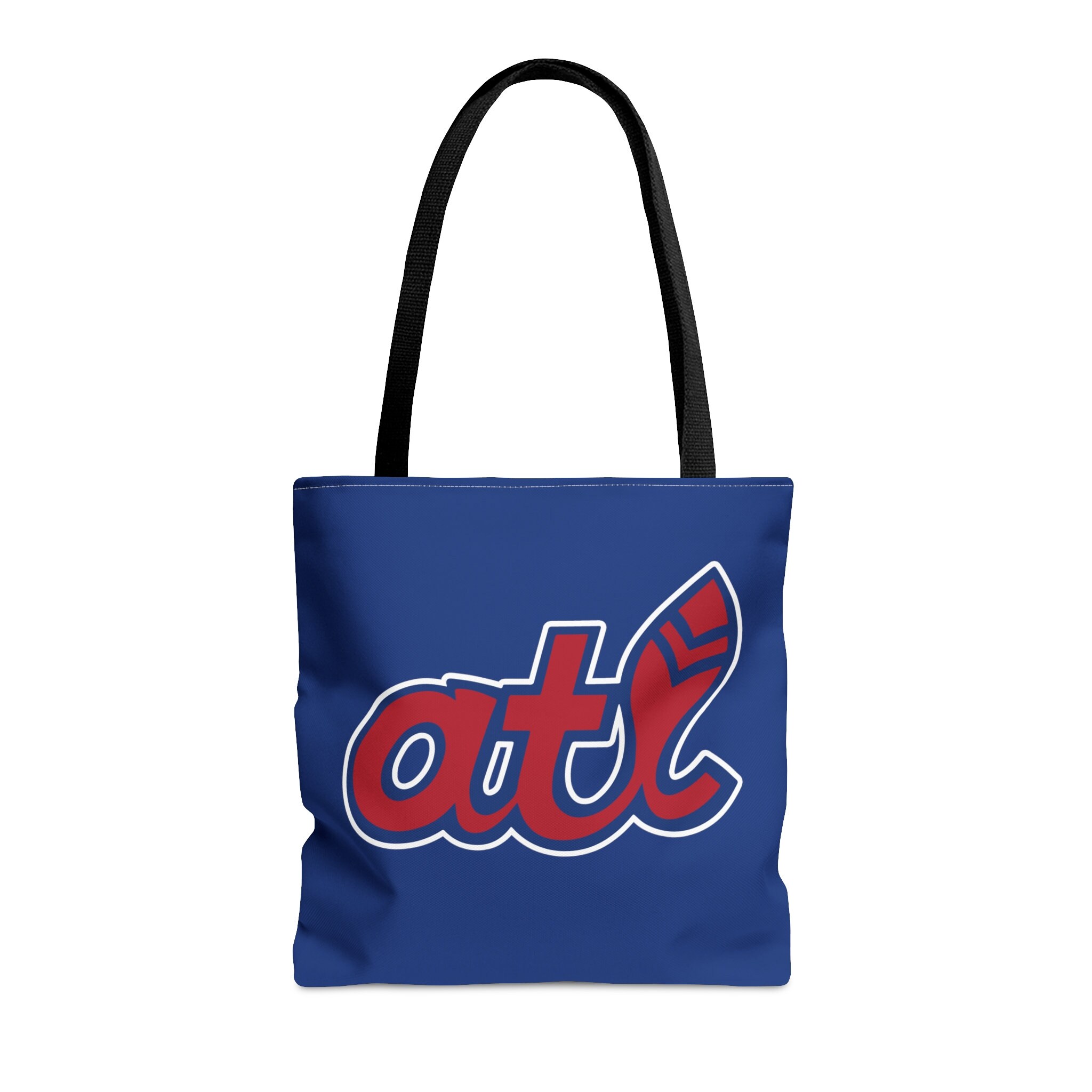 Retro ATL Feather Tote Bag | Fan of Atlanta Braves Tote Bag | Braves ...
