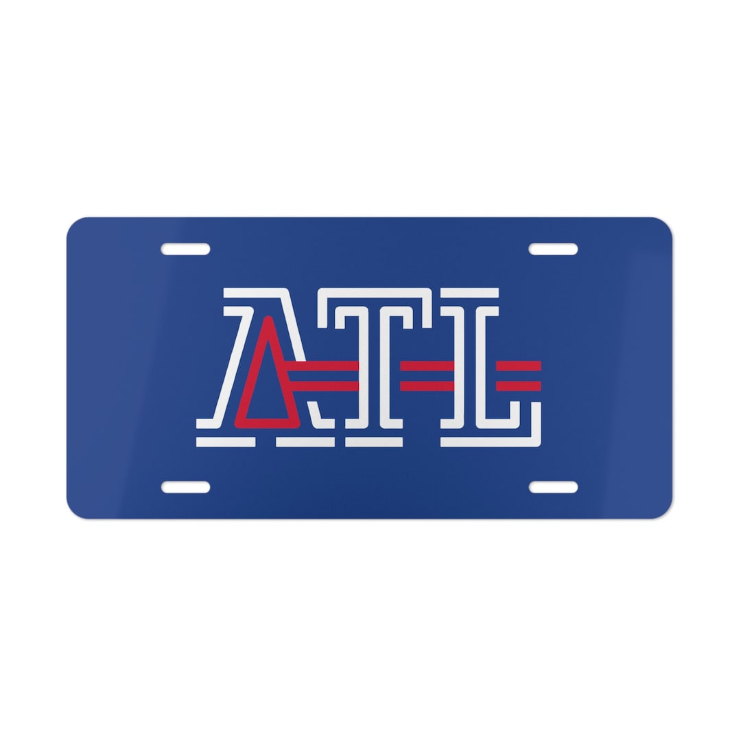 Fan of Atlanta Baseball License Plate Atlanta Braves License Plate ...