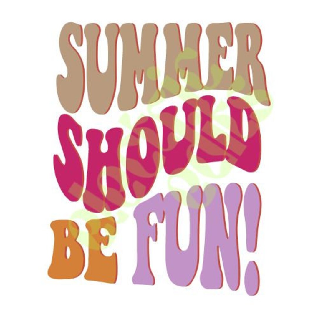 Summer Fun Svg File, Svg Download, Retro Digital, Vsco, Inspirational ...