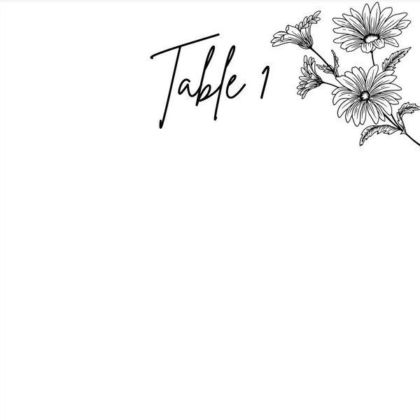 Table Assignment Cards - Etsy