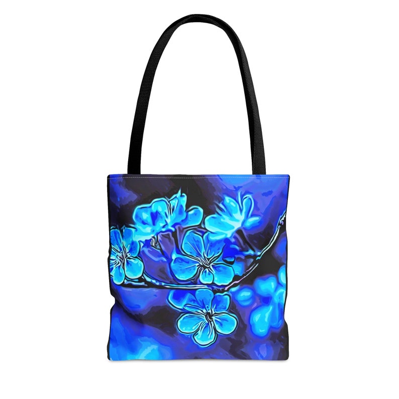 Blue Hawaiian Tote Bag | Groceries, Gym, Beach, Shopping Tote ...