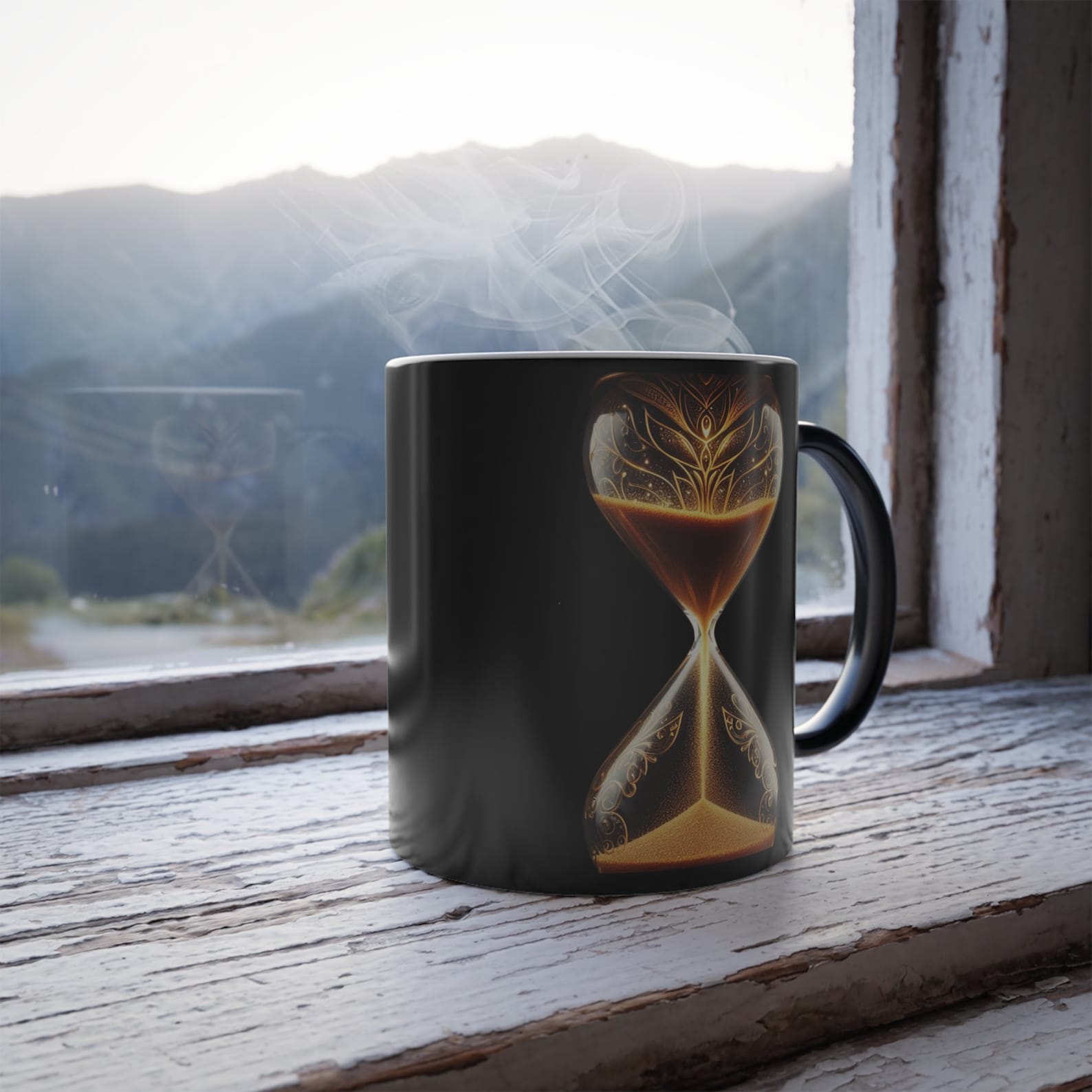 Time for Self-love Hourglass Color Morphing Mug, 11oz / Gift Mug ...