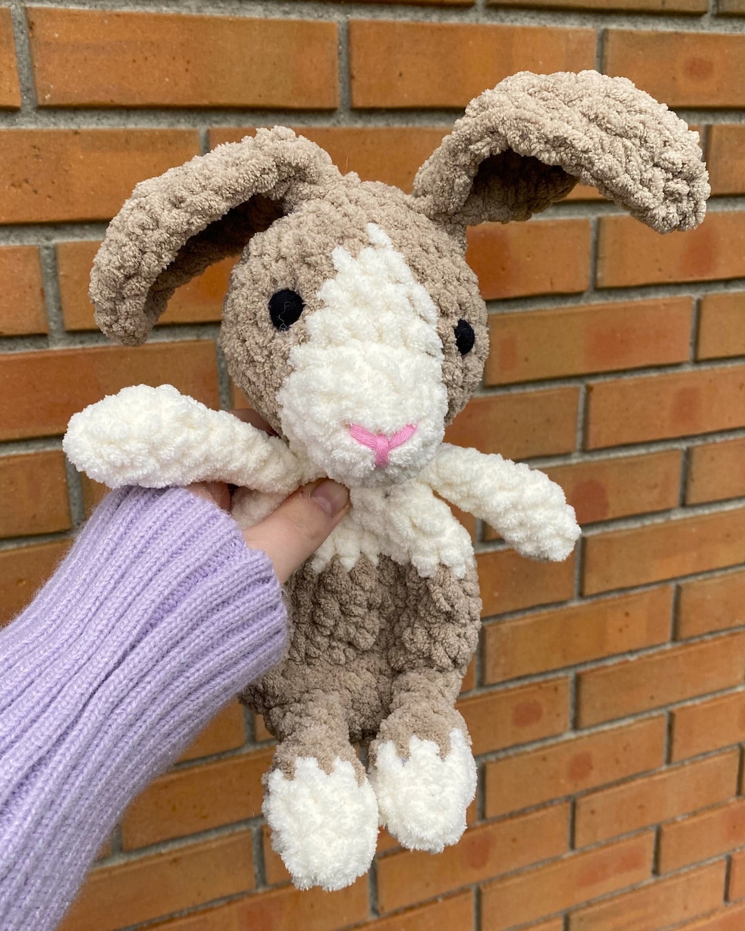Buster the Bunny Snuggler Plushie Made to Order Present Baby-safe Toy ...