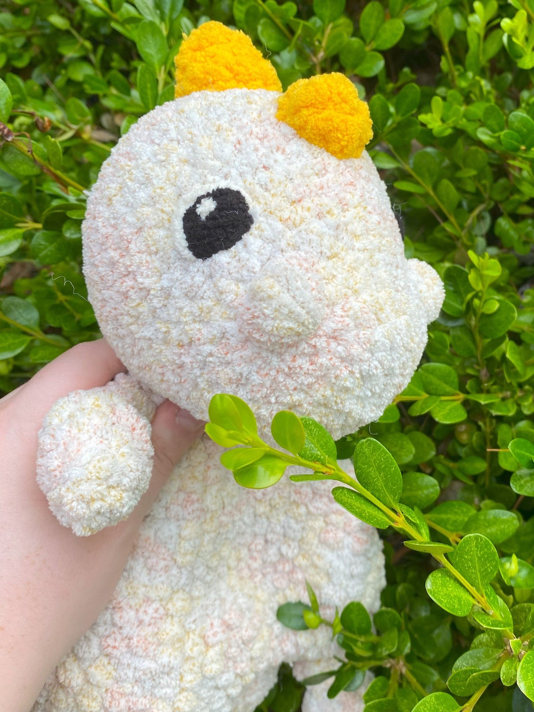 Ready-to-ship Dozer the Dino Plushie Snuggler Baby-safe Crochet Stuffed ...